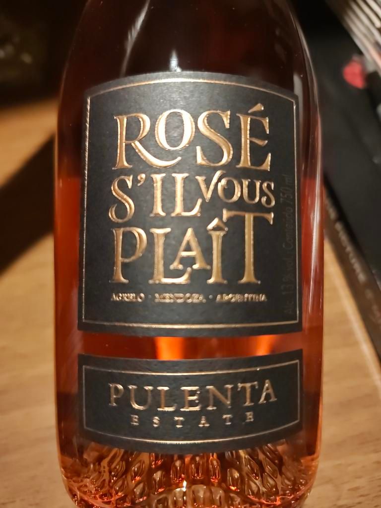 2022 Pulenta Estate Merlot Rosé S'il Vous Plaît, Argentina, Mendoza ...