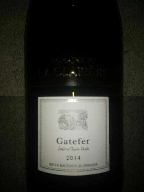 2014 Domaine de La Clapière Vin de Pays d'Oc Gatefer, France, Languedoc ...