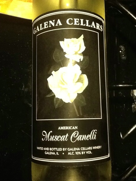 NV Galena Cellars Moscato American Muscat Canelli, USA, Illinois ...