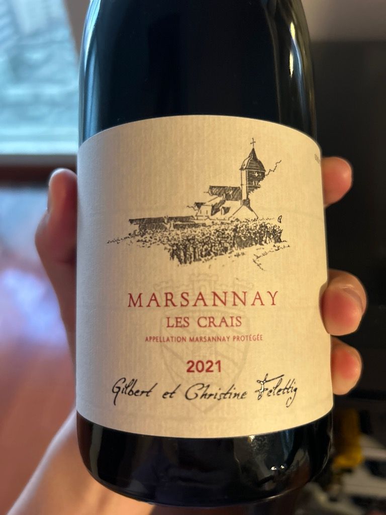 2021 Gilbert et Christine Felettig Marsannay Les Crais, France ...