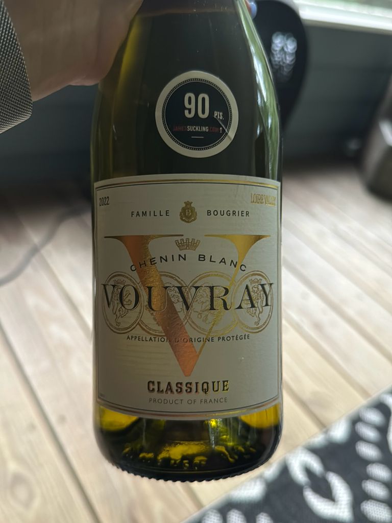 2022 Famille Bougrier Vouvray "V", France, Loire Valley, Touraine ...