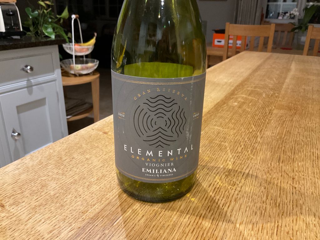 2022 Emiliana Viognier Reserva Elemental, Chile, Central Valley ...