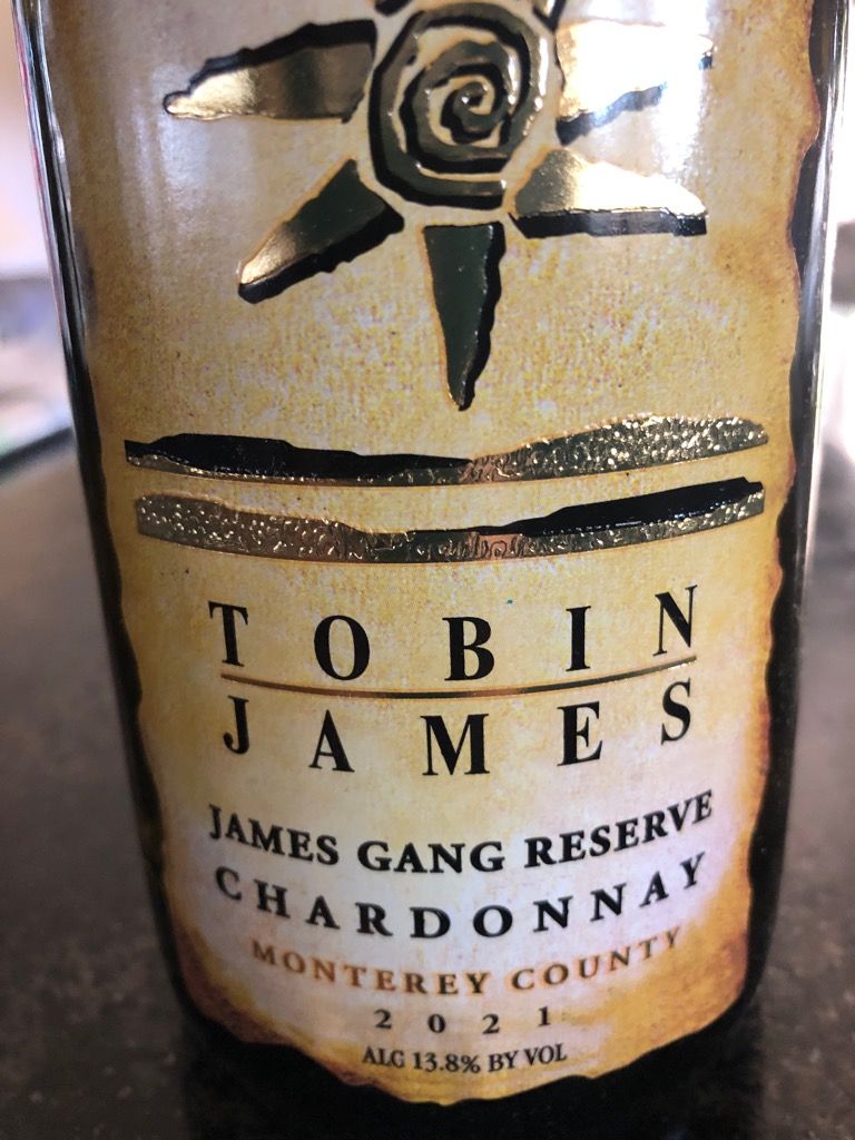 2021 Tobin James Chardonnay James Gang Reserve, USA, California ...