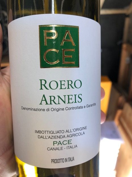 2017 Azienda Agricola Pace Roero Arneis, Italy, Piedmont, Alba, Roero ...
