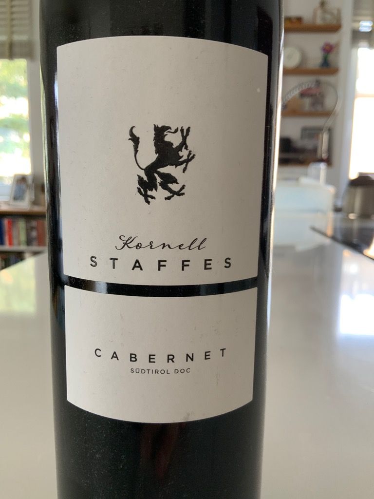 2021 Kornell Staffes Cabernet Riserva, Italy, Trentino-Alto Adige, Alto ...