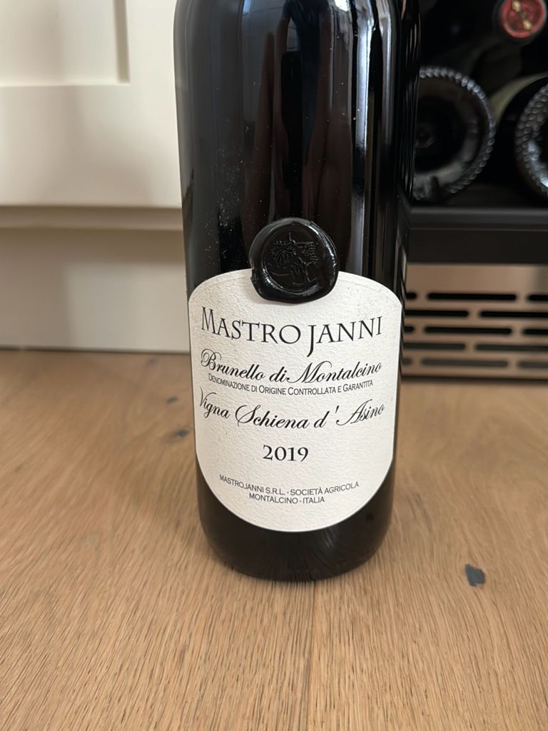 2018 MastroJanni Brunello di Montalcino Vigna Schiena d'Asino, Italy ...