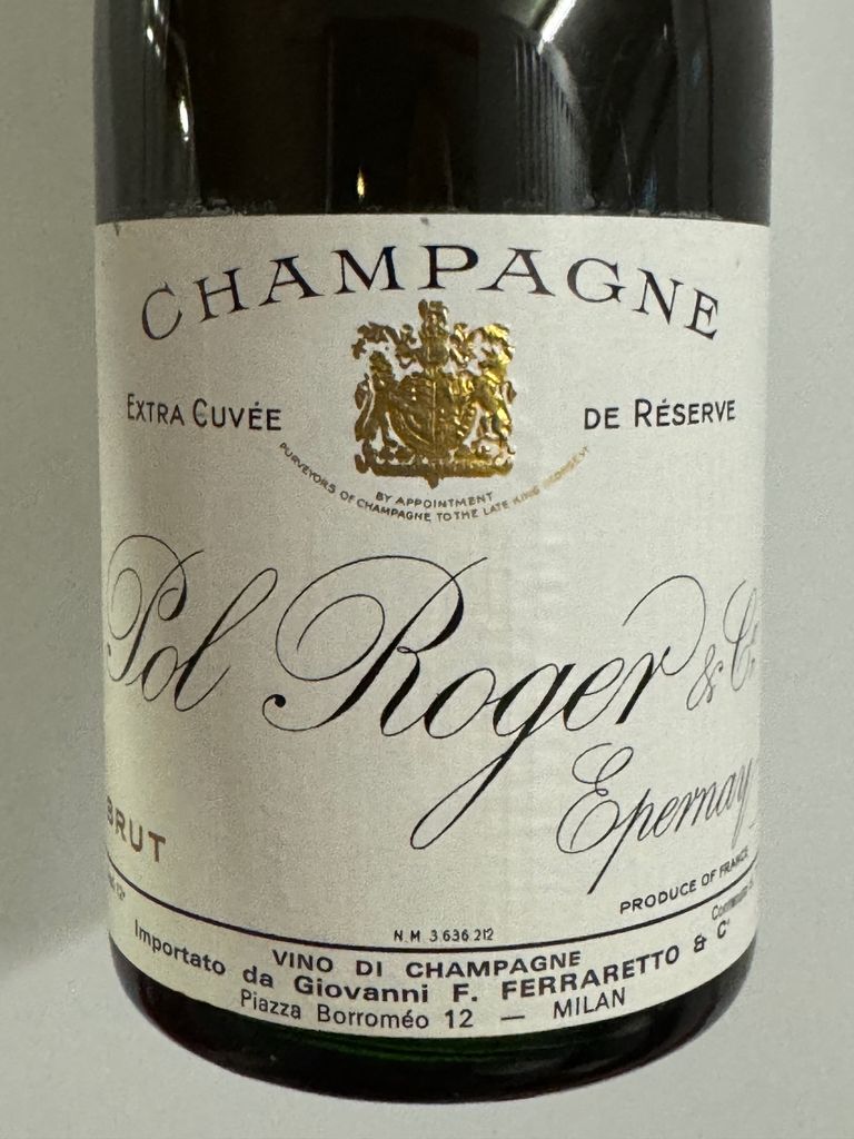 1998 Pol Roger Champagne Extra Cuvee de Reserve Brut, France, Champagne ...