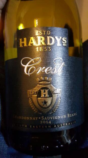 2012 Hardys Crest Chardonnay-Sauvignon Blanc, Australia, South Eastern ...