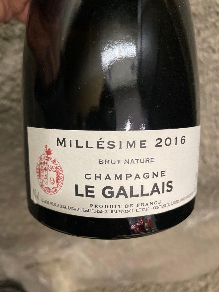 2014 Le Gallais Champagne Cuvée Millésimée, France, Champagne ...