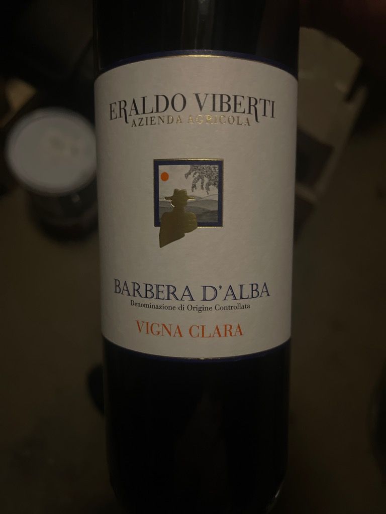 2020 Eraldo Viberti Barbera d'Alba Vigna Clara, Italy, Piedmont, Alba ...