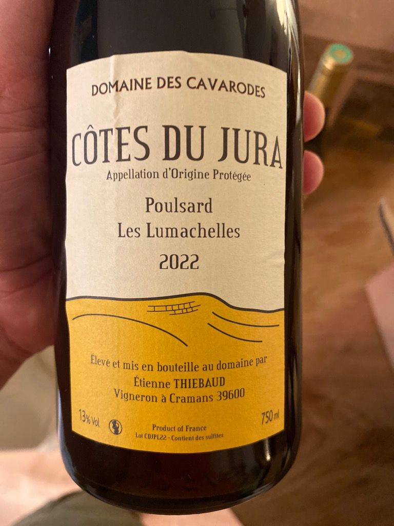 2022 Domaine des Cavarodes (Etienne Thiébaud) Poulsard Côtes du Jura ...