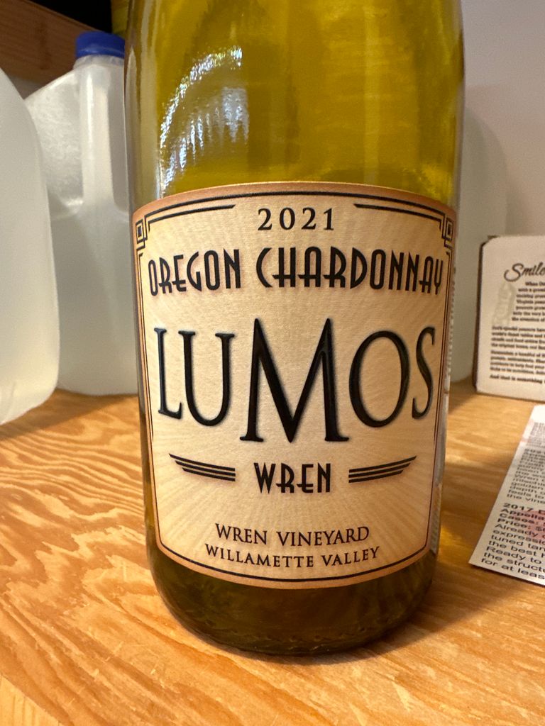 2022 Lumos Wine Company Chardonnay Wren Vineyard, USA, Oregon ...