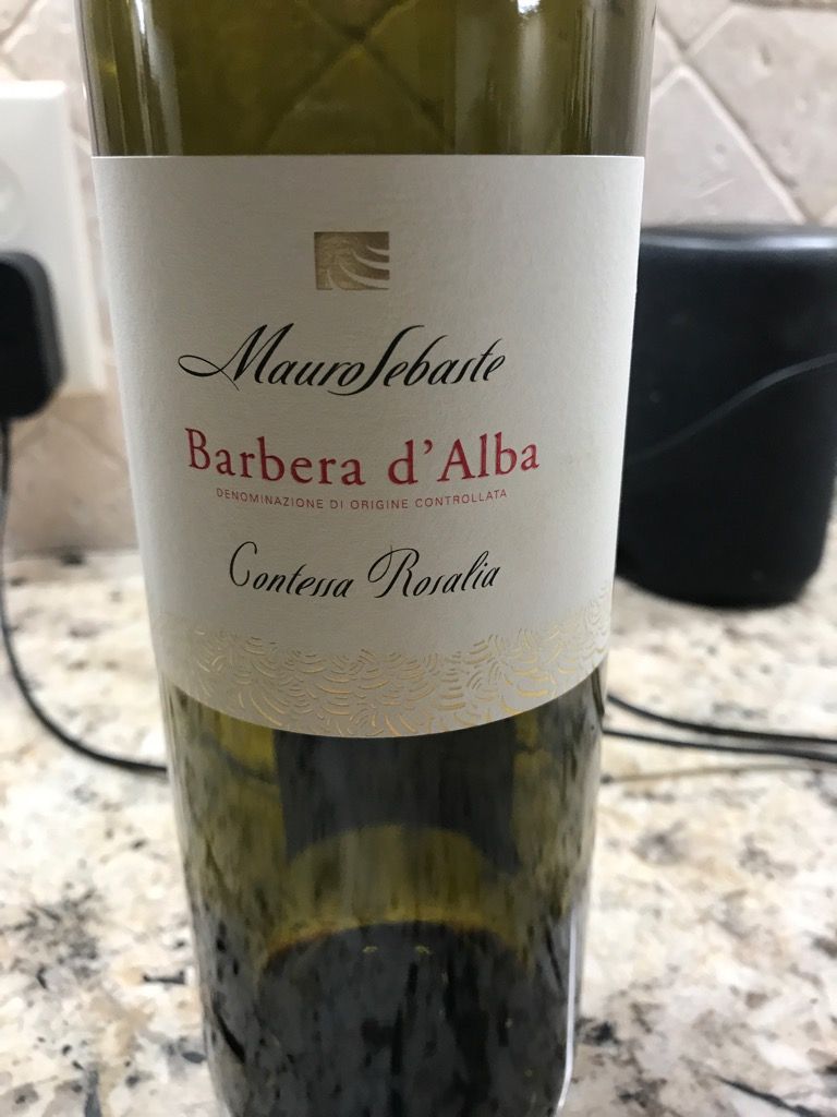 2016 Mauro Sebaste Barbera d'Alba Santa Rosalia, Italy, Piedmont, Alba ...