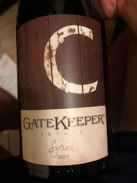 2017 Cooper Wine Company Syrah Gatekeeper, USA, Washington, Columbia ...