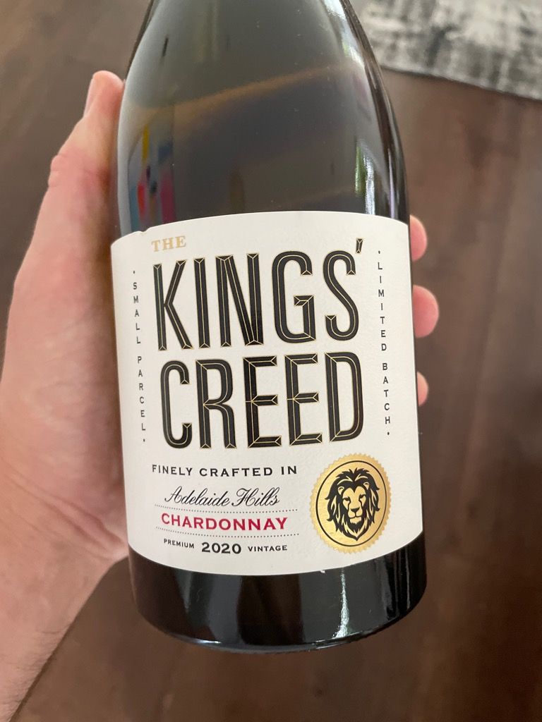2020 The Kings' Creed Chardonnay, Australia, South Australia, Mount ...
