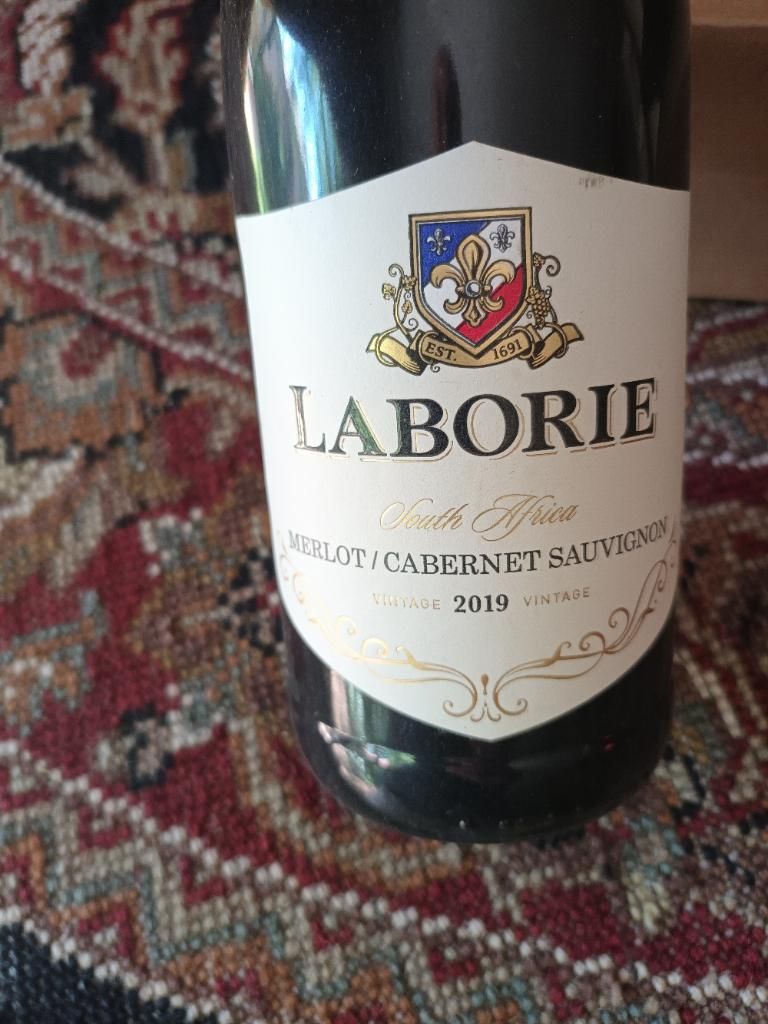 2019 Laborie Estate Wine Merlot-Cabernet Sauvignon, South Africa ...