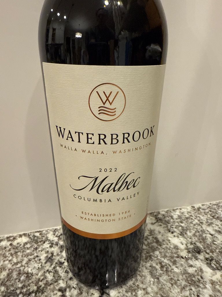 2021 Waterbrook Malbec, USA, Washington, Columbia Valley - CellarTracker