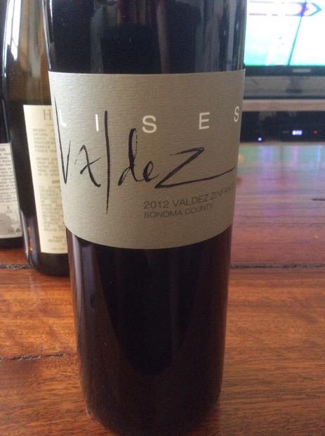 2012 Valdez Family Winery Zinfandel Ulises Landy Vineyard Russian River ...