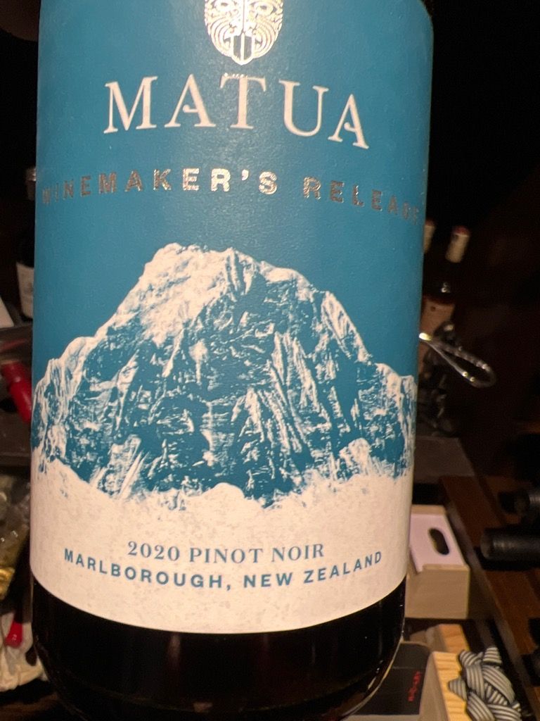 2020 Matua Pinot Noir Winemaker's Release, New Zealand, South Island ...
