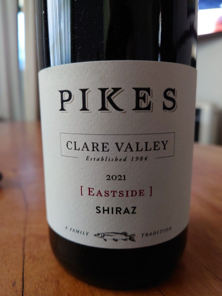 2021 Pikes Shiraz Eastside, Australia, South Australia, Mount Lofty ...