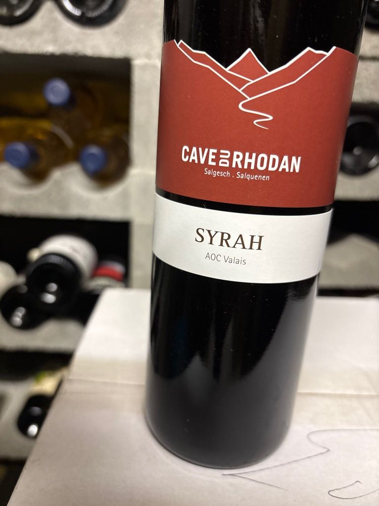 2021 Cave du Rhodan Syrah, Switzerland, Valais, Salgesch - CellarTracker