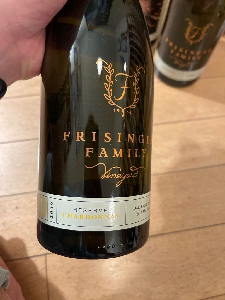 2019 Frisinger Family Chardonnay Reserve, USA, California, Napa Valley ...