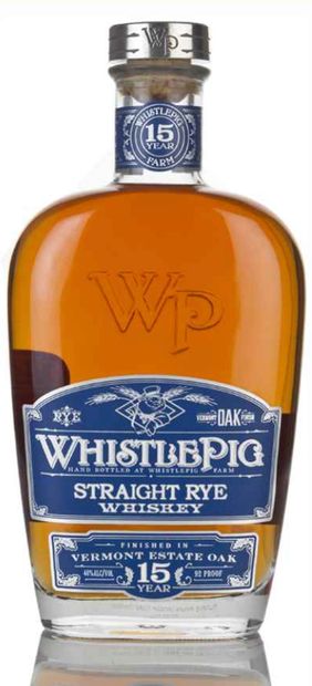2019 WhistlePig 15 Year Old Estate Oak Straight Rye Whiskey, 46%, USA ...