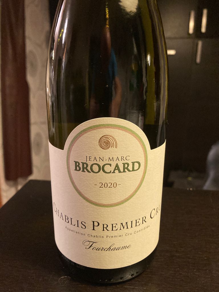 2021 Jean-Marc Brocard Chablis 1er Cru Fourchaume, France, Burgundy ...