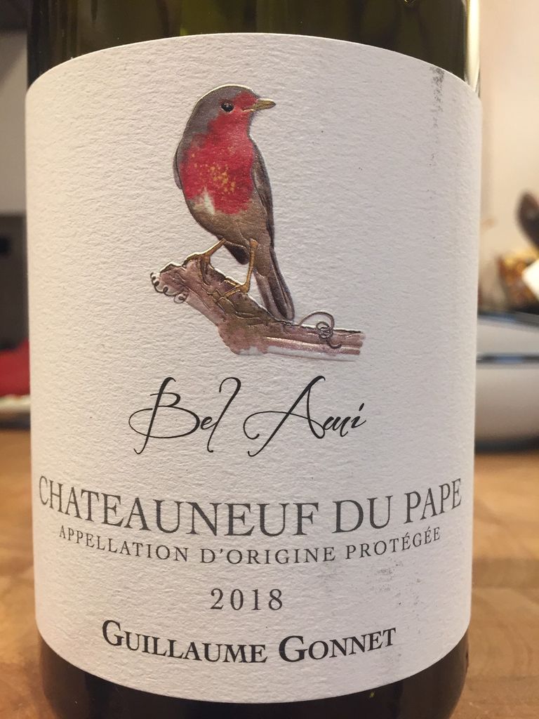 2018 Guillaume Gonnet Châteauneuf-du-Pape Bel Ami, France, Rhône, Southern Rhône, Châteauneuf-du ...