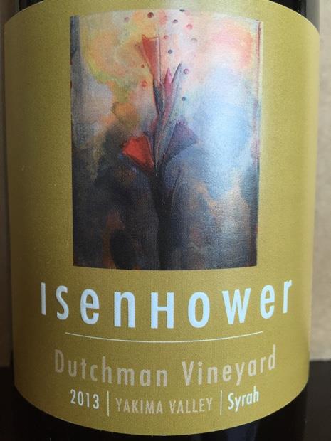 2013 Isenhower Cellars Syrah Dutchman Vineyard, USA, Washington ...
