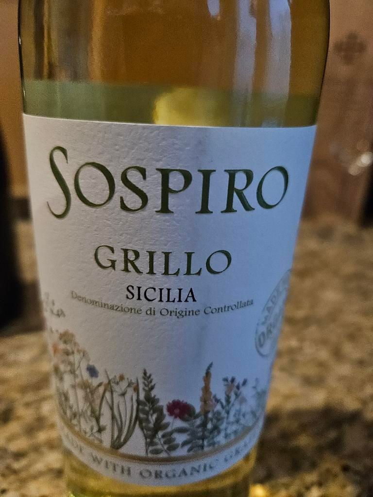 2022 Cantine Volpi Grillo Sospiro, Italy, Sicily, Sicilia - CellarTracker