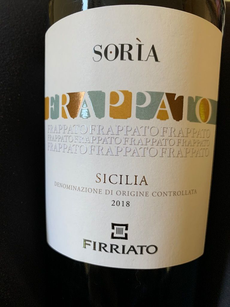 2018 Firriato Frappato Sicilia Sorìa Frappato, Italy, Sicily, Sicilia ...