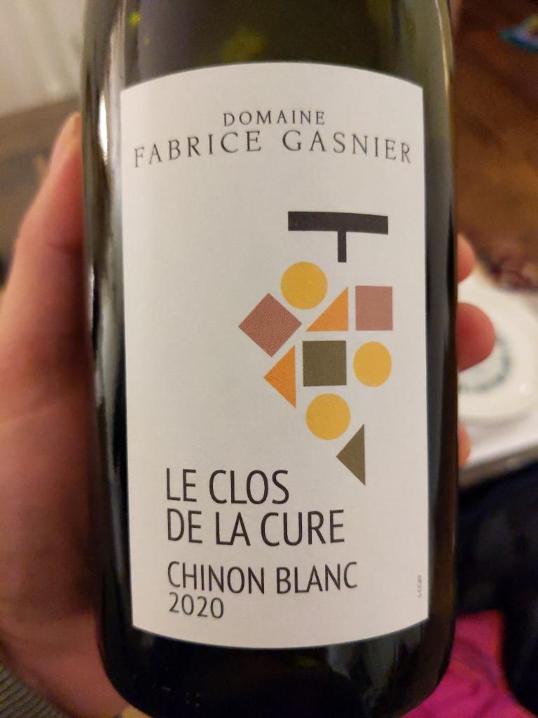 2020 Domaine Fabrice Gasnier Chinon Blanc Le Clos de la Cure, France ...