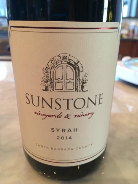 2014 Sunstone Vineyards and Winery Syrah Central Coast, USA, California ...