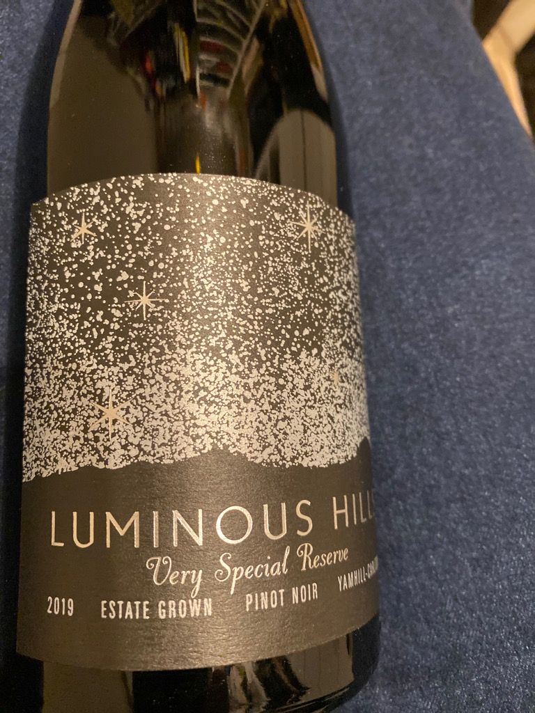 2021 Luminous Hills Pinot Noir Very Special Reserve Luminous Hills ...