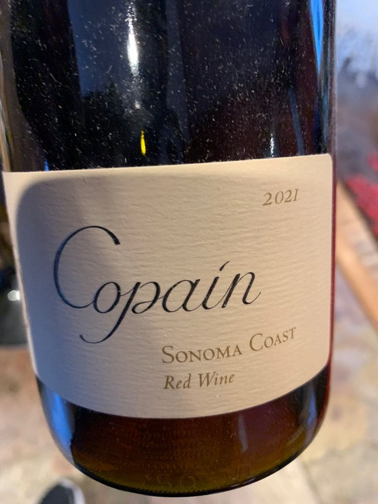 2021 Copain Pinot Noir Sonoma Coast, USA, California, Sonoma County, Sonoma Coast - CellarTracker