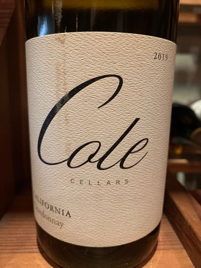 2021 Cole Cellars Chardonnay, USA, California - CellarTracker