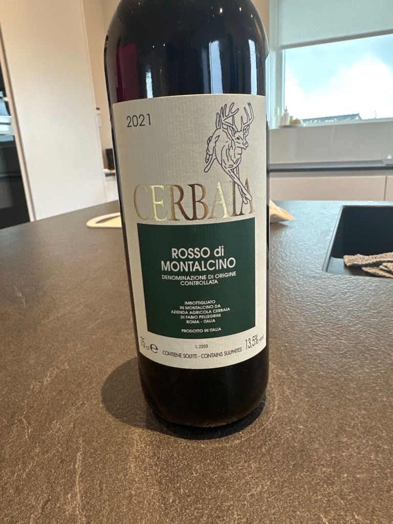 2021 Cerbaia Rosso di Montalcino, Italy, Tuscany, Montalcino, Rosso di ...