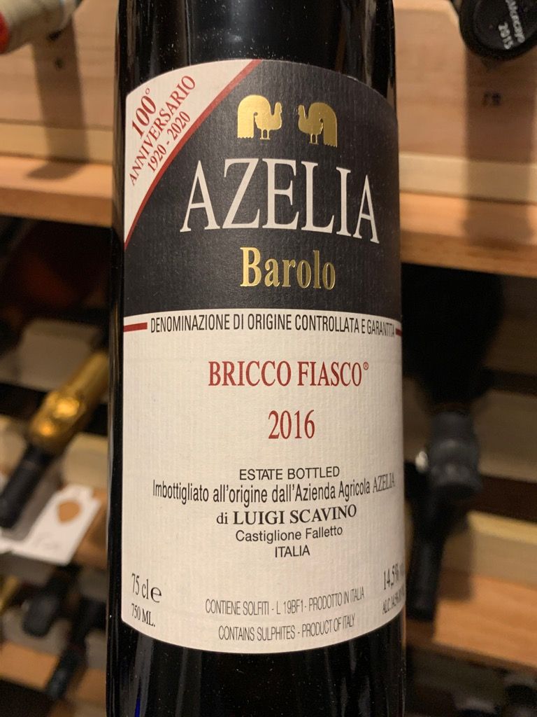2016 Azelia Barolo Bricco Fiasco, Italy, Piedmont, Langhe, Barolo ...