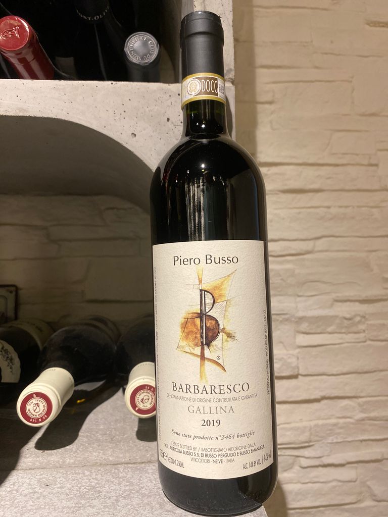 2020 Piero Busso Barbaresco Gallina, Italy, Piedmont, Langhe ...