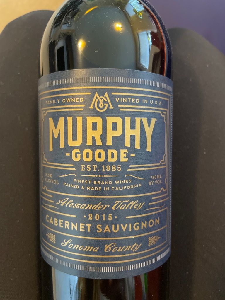 2015 Murphy-Goode Cabernet Sauvignon Alexander Valley, USA, California ...