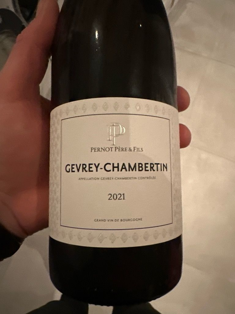2021 Pernot Père et Fils Gevrey-Chambertin, France, Burgundy, Côte de ...