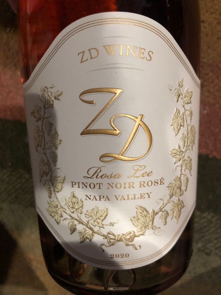 2021 ZD Wines Pinot Noir Rosa Lee, USA, California, Napa / Sonoma ...