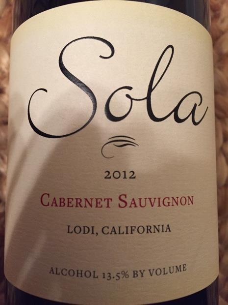 2012 Sola Cabernet Sauvignon, USA, California, Napa Valley - CellarTracker