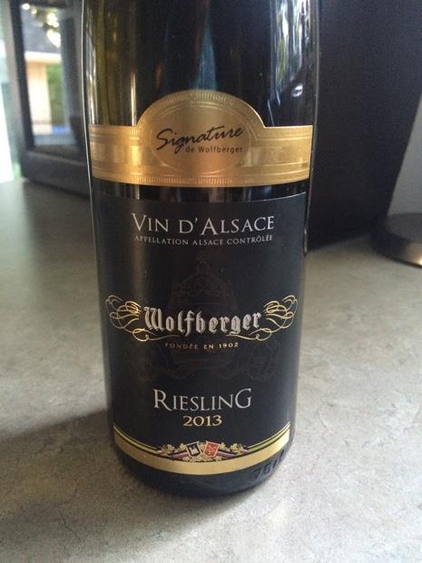 2011 Wolfberger Riesling Signature, France, Alsace - CellarTracker