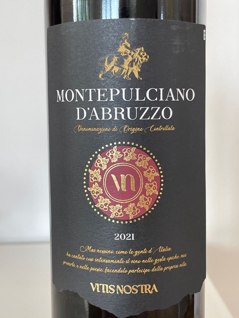 2020 Enoitalia Montepulciano d'Abruzzo Vitis Nostra, Italy, Abruzzi ...