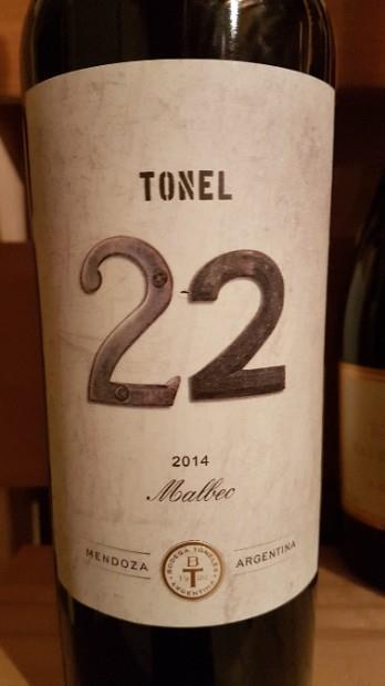 2014 Bodegas Los Toneles Malbec Tonel 22, Argentina, Mendoza ...