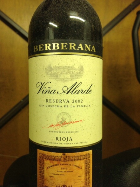 2002 Berberana Rioja Reserva Viña Alarde, Spain, La Rioja, Rioja ...