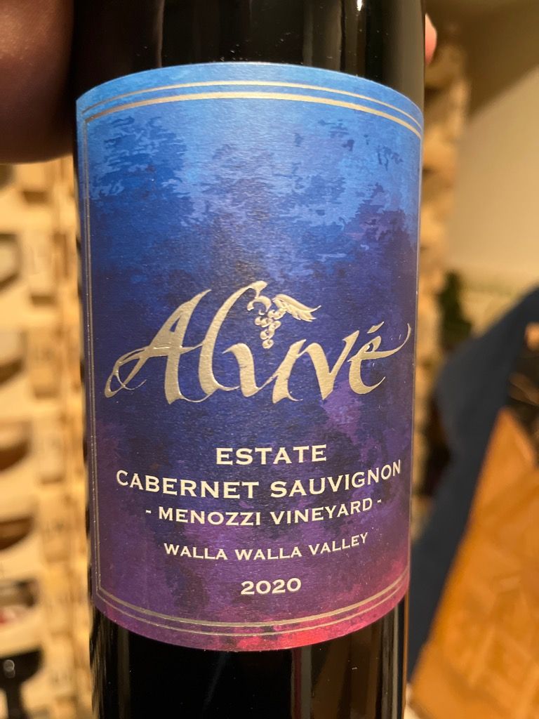 2020 Aluvé Cabernet Sauvignon Estate Menozzi Vineyard, USA, Washington ...