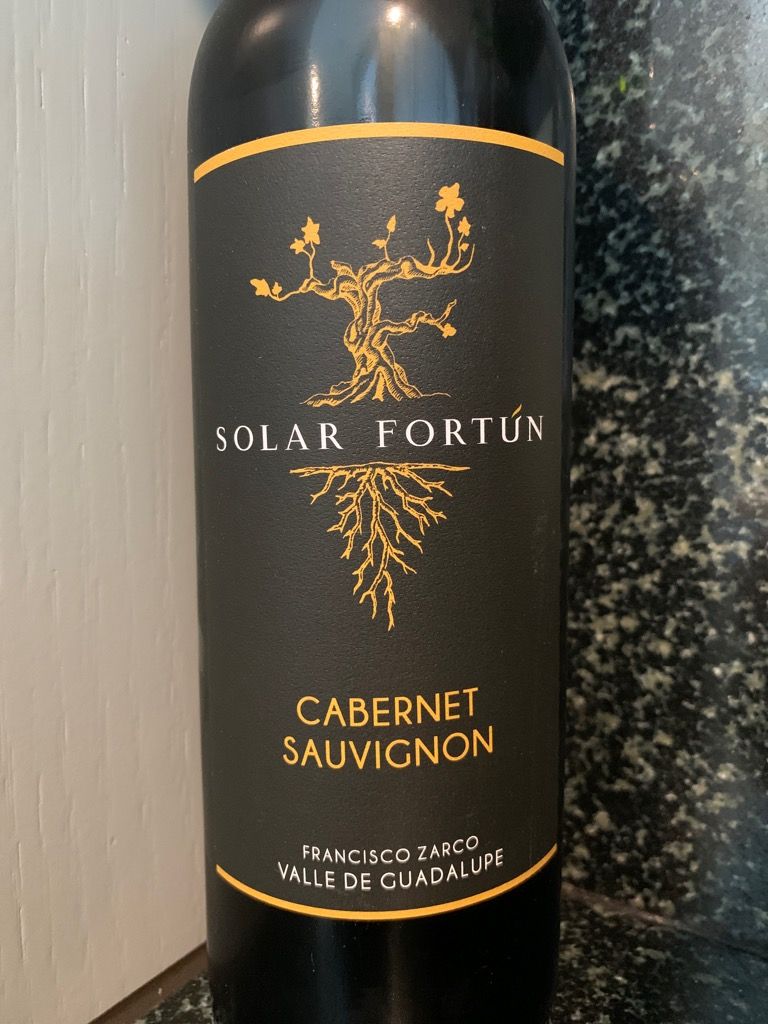 2013 Solar Fortun Cabernet Sauvignon, Mexico, Baja California, Valle de ...